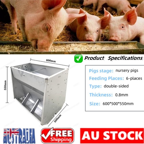 Automatic Pig Trough Stainless Steel Swine Fatten Feeder For Piglets ...