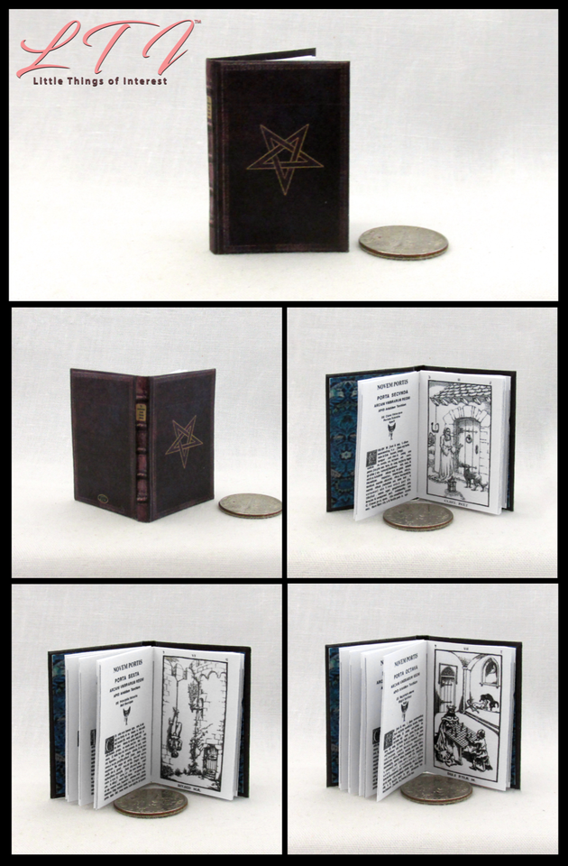 1:6 Scale NOVEM PORTIS THE NINETH GATE Readable Illustrated Magic Spell ...