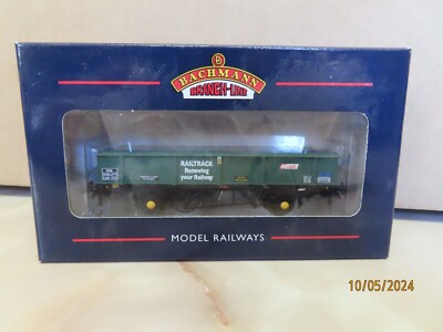 Bachmann 38-095 A 34 Ton PNA Ballast/Spoil Wagons 5 Rib Green boxed ...