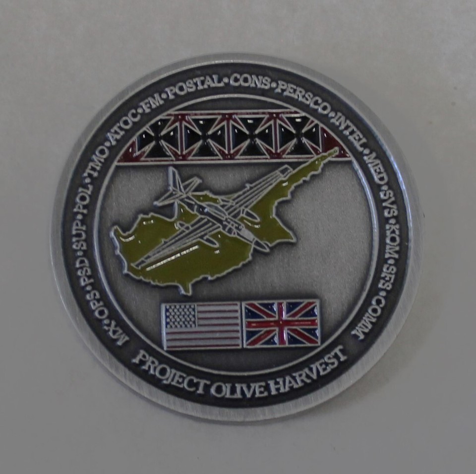 1st Exp Reconnaissance Sq U2 Spy Plane OLIVE HARVEST Air Force ...