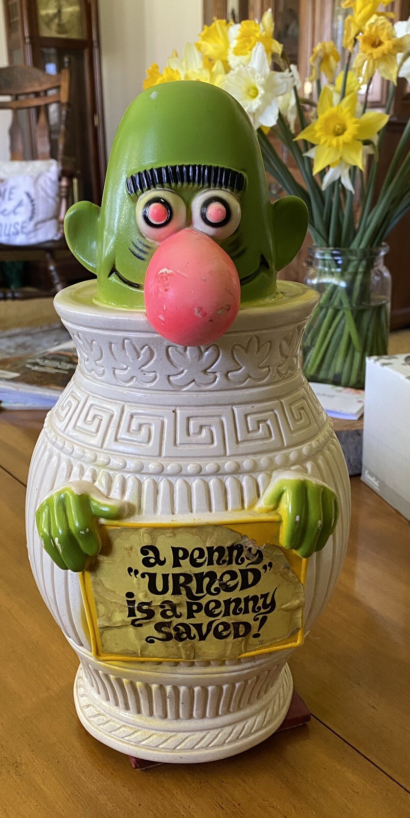 Play Pal 1971 “A Penny Urned”… Penny Piggy Bank Disney Production | eBay