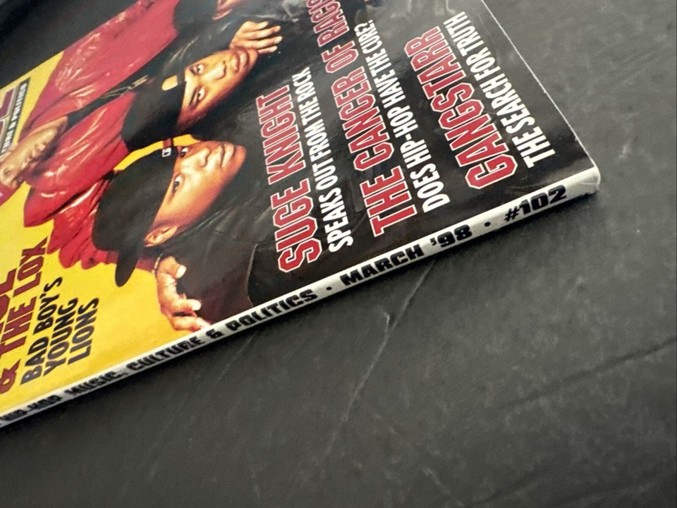 THE SOURCE Magazine VG • MAR 1998 • NO. 102 • MASE & THE LOX • Hip Hop ...