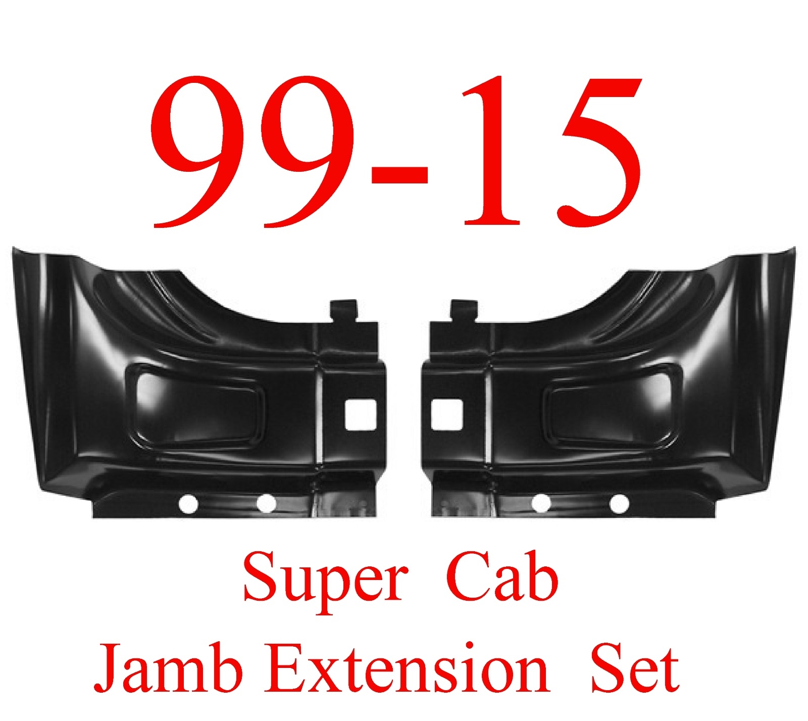 99 15 Ford Super Duty Extended Cab INNER JAMB SET At Rocker & Cab ...