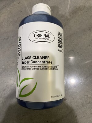 Sealed Natural Visions Glass Cleaner Super Concentrate 1 Liter 33.8 fl ...