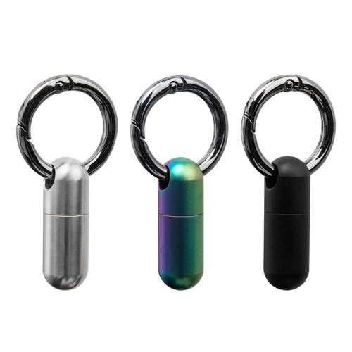 Titanium Pill Case Waterproof First Organizer Case Container Hidden ...