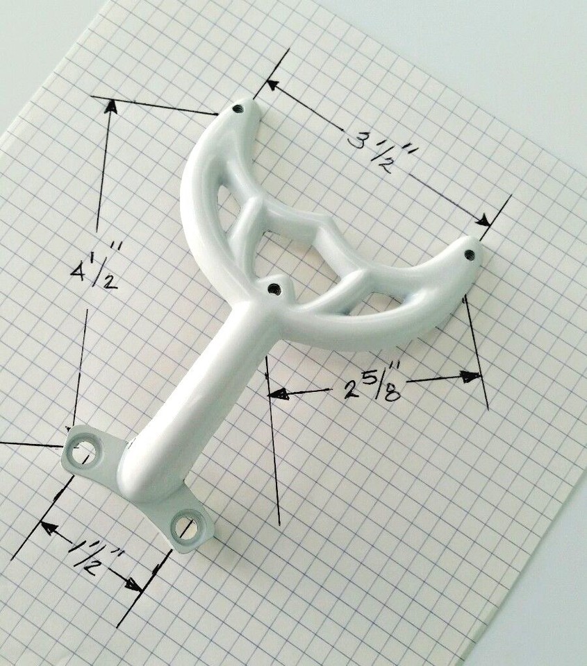 36"- 42" White Ceiling Fan Blade Arm Replacement Bracket, Hunter ...
