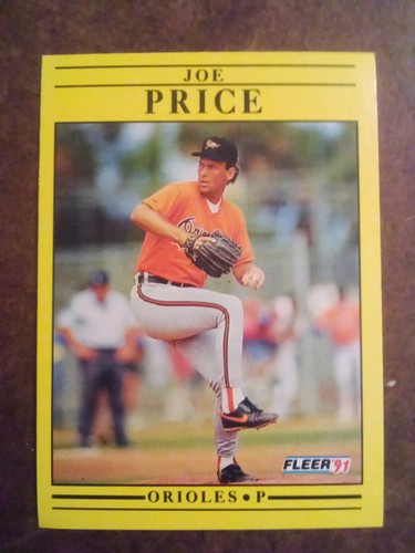 Joe Price 488 Fleer 1991 MLB Baseball Card | eBay