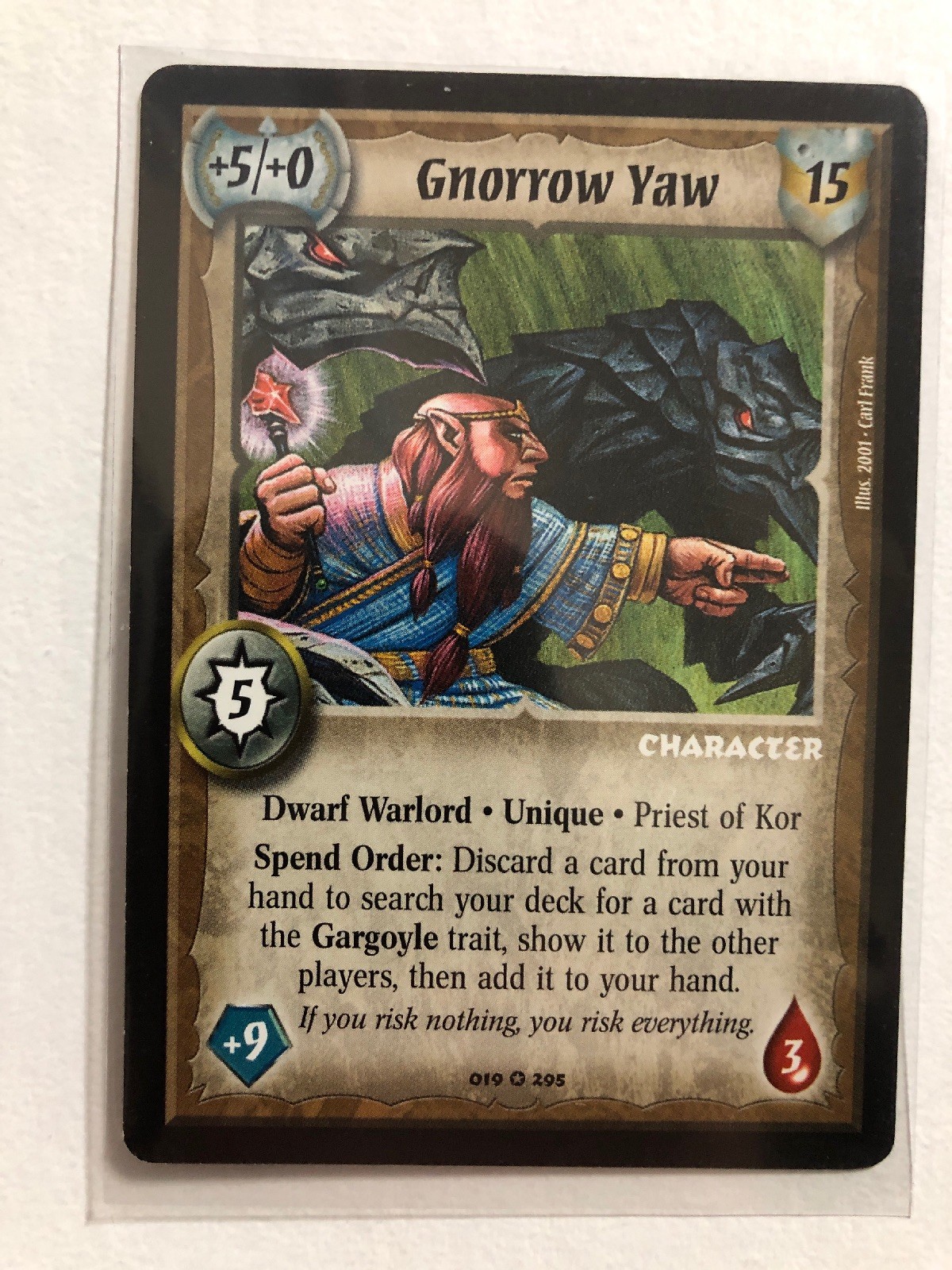 WARLORD Saga of the GNORROW YAW FIXED Card NM-MT UNPLAYED | eBay