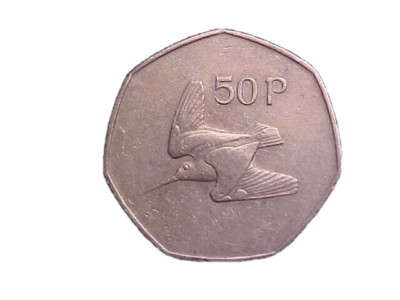1988 Ireland 50 Pence KM# 26 - Very Nice Circ Collector Coin! -c1041xux ...