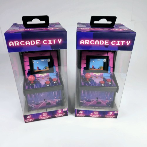 Arcade Mini Game Classic (100 Games Build-in) Pack of Two New City ...
