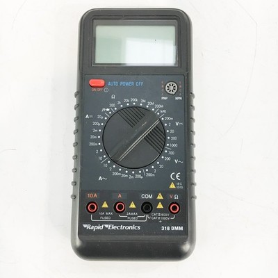 RAPID Electronics 318 DMM Digital Multimeter - LCD Display - Tested ...
