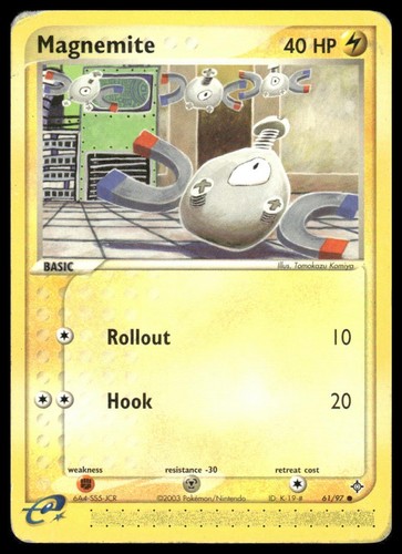 Magnemite #61/97 e-reader Dragon Pokemon MP | eBay