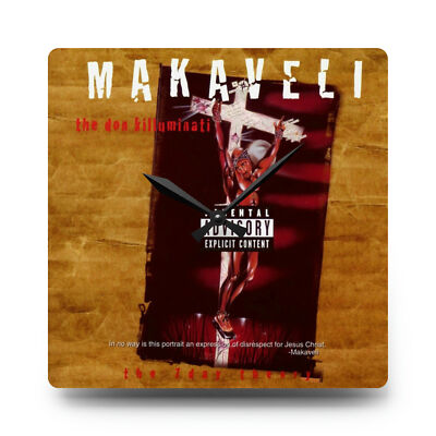 2Pac Makaveli The Don Killuminati: The 7 Day Theory Acrylic Wall Clock ...