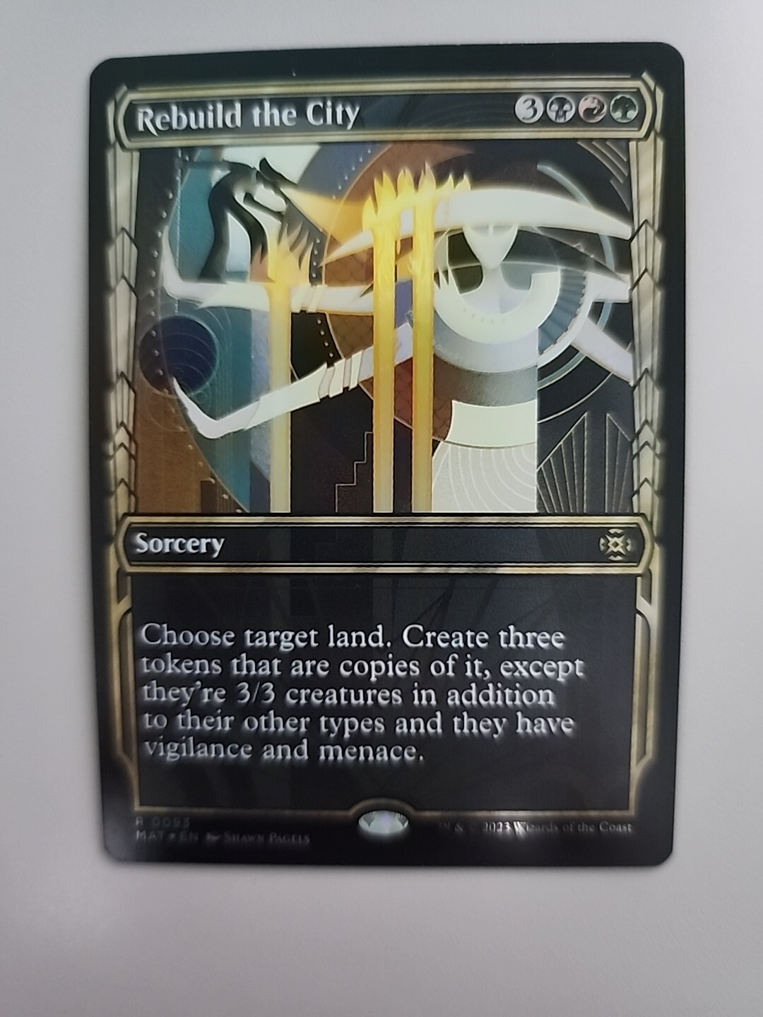 MTG Rebuild the City March of the Machine: The Aftermath 0082 Foil Rare ...