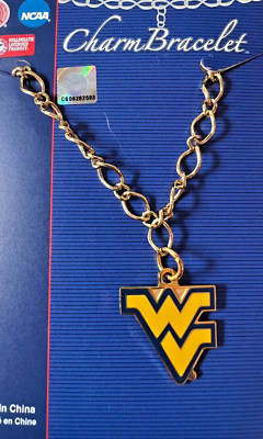 WVU West Virginia University Mountaineers Flying WV Bracelet NEW | eBay