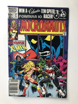 Micronauts #37- Jan 1982 Marvel- Nightcrawler X-Men App- FN- 1st ...