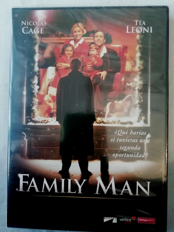 Family Man - DVD - Nicolas Cage - Téa Leoni - Elvis Costello U2 Pal ...