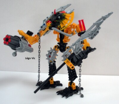 Lego 8912 Bionicle Toa Mahri Hewkii robot complet de 2007 + notice ...