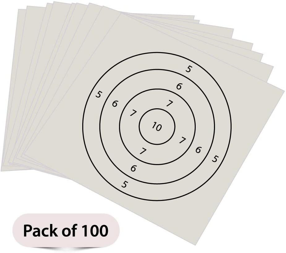 100X Paper Targets for Rifles Pistols Airsoft's BB Pellet Guns Shooting ...