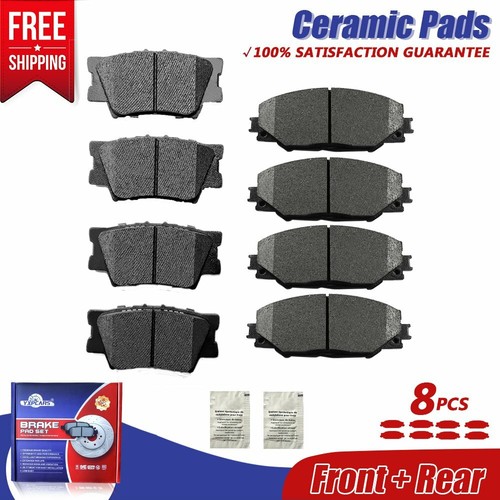 Front & Rear Ceramic Brake Pads For 2013 2014 2015 2016 2017 2018 ...