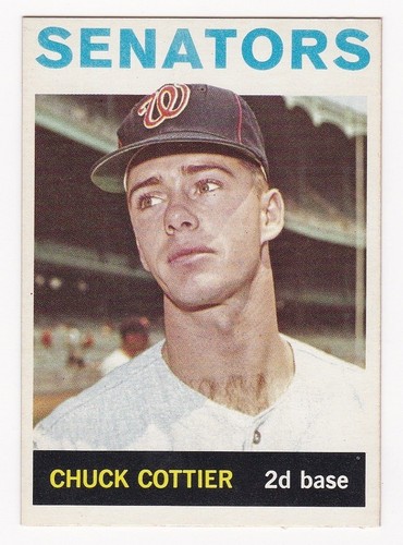 CHUCK COTTIER 1964 Topps Baseball # 397 Washington Senators Ex Plus ...
