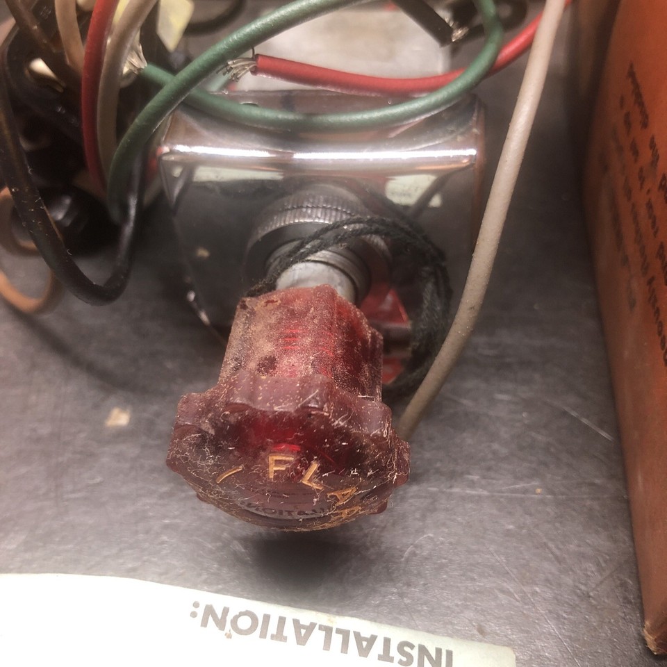 1950S Chevy Ford Plymouth Signal Stat Flarestat Chrome Hazard Warning ...