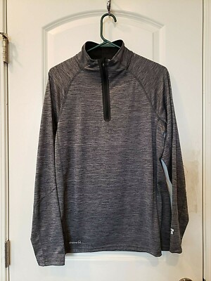 RUSSELL DRI-POWER 360 Training Fit GRAY CHARCOAL 1/4 Zip Men's Small | eBay