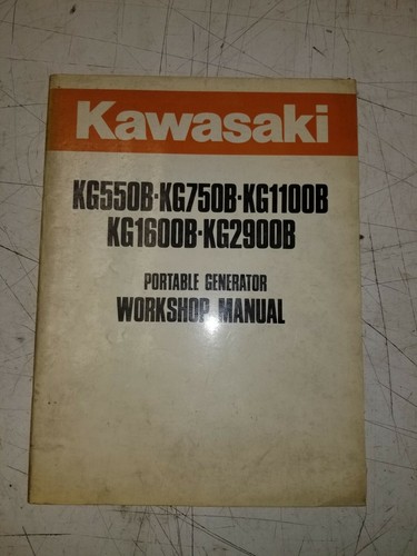 Kawasaki KG550B/750B/1100B/1600B/2900B Factory Workshop Manual 99924 ...