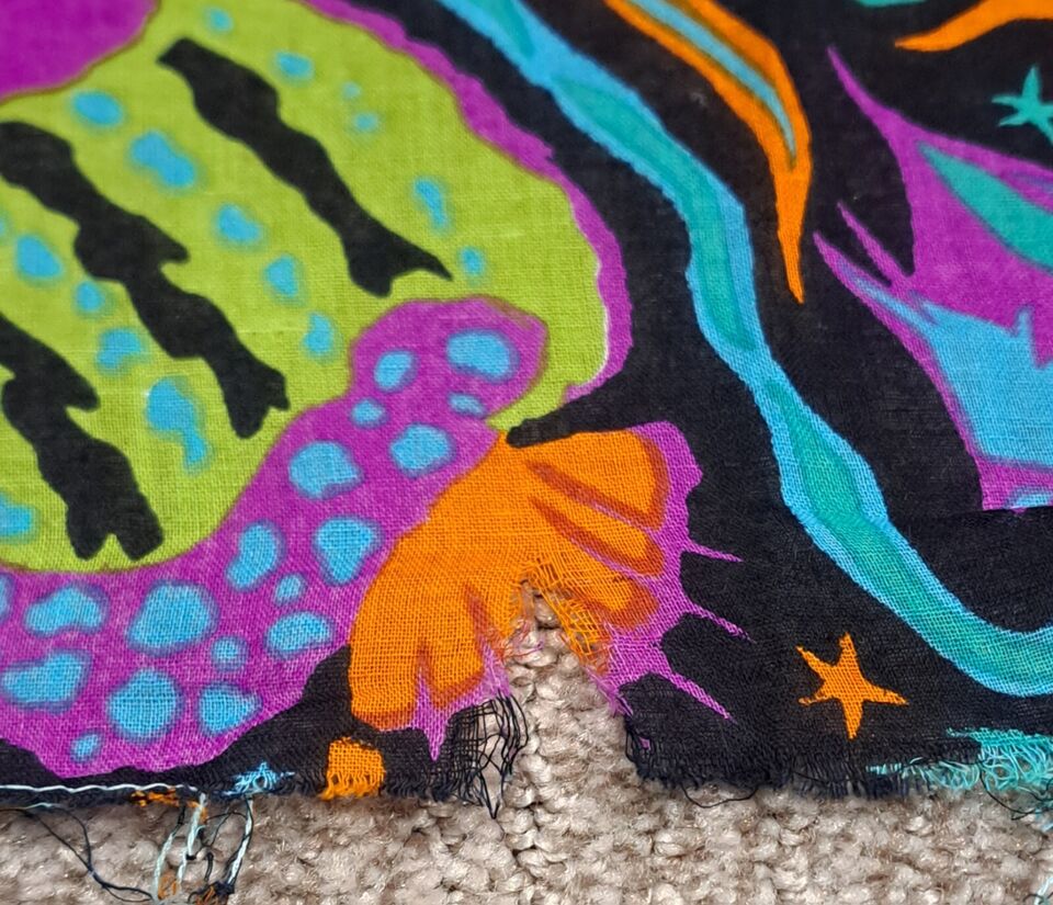 90s Steven Hein Australia Derek Taylor Marine Life Sea Scarf/Wrap ...