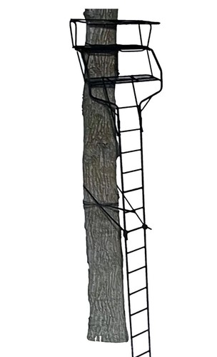 Muddy Legend XLT 2-Man Tree Stand | 18FT, 500lb Rated, Flex-Tek Seats ...