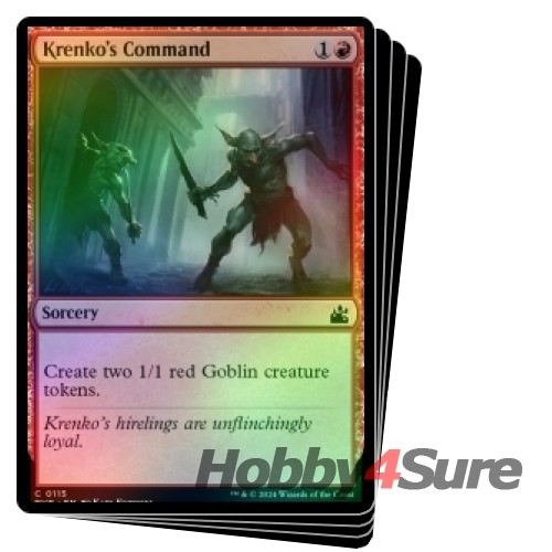 Foil Krenko's Command X4 M/NM Magic: The Gathering MTG Ravnica ...