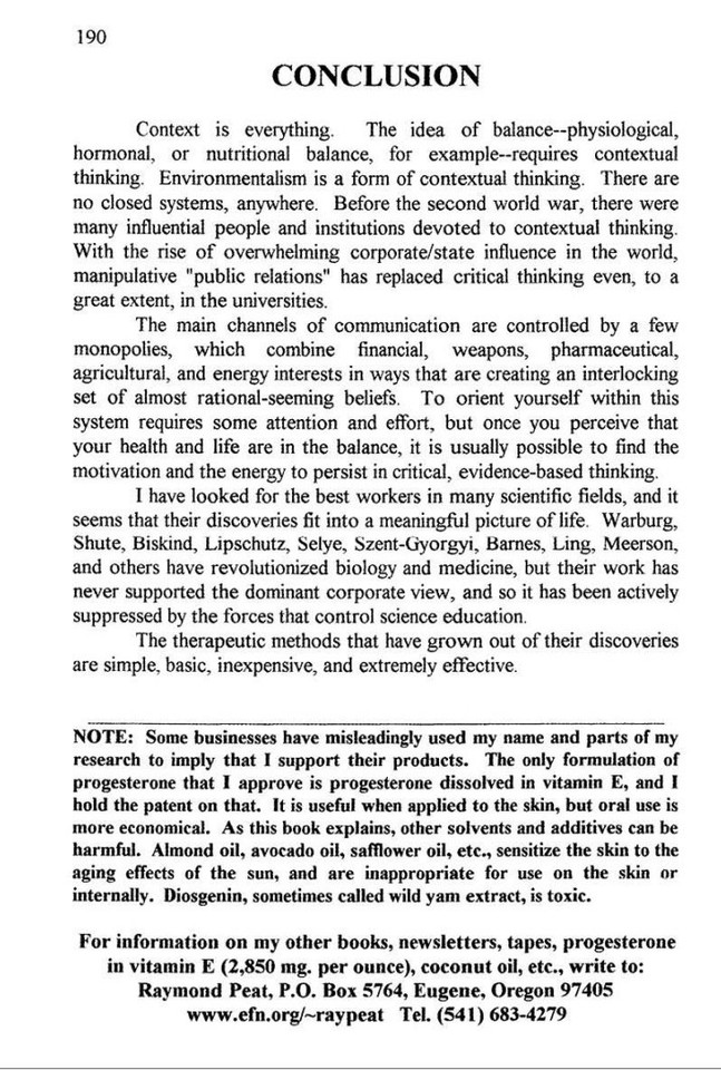 From PMS to Menopause: Female Hormones in Context by Raymond Peat | eBay