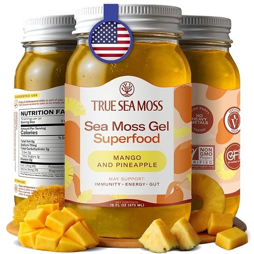 Wildcrafted Irish Sea Moss Gel Made with Dried Seaweed Seamoss | 11 ...