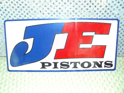 Racing Car Sticker, JE PISTONS , 8" x 4" , LARGE | eBay