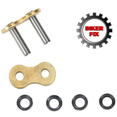 DID 520 VX2 VX3 GOLD Replacement Soft Rivet Master Link Motorcycle ...