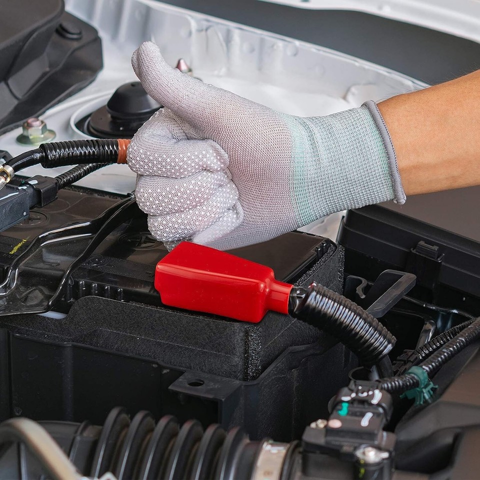 Battery Terminal Insulating Protector Boat Cars Battery Cable Covers ...