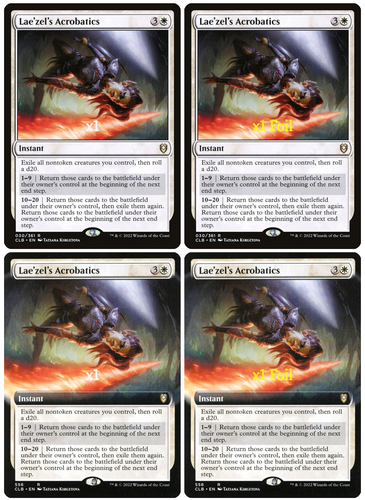 MTG CMR: Battle for Baldur's Gate CLB Lae'zel's Acrobatics MINT (SELECT ...