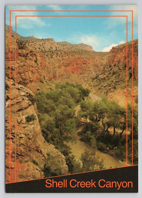 Shell Creek Canyon Wyoming Continental Postcard | eBay