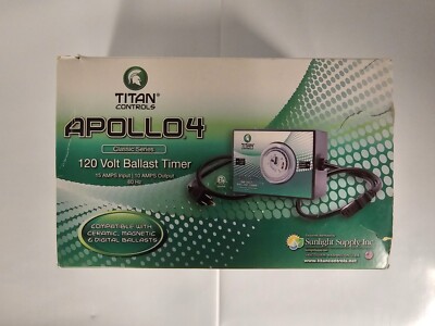 Titan Controlls, Apollo 4, 120V Ballast Timer, 10 AMP | eBay