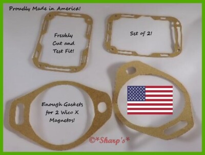 A5272R 5618 * Wico X Magneto Cap Gaskets w/ Mounting Gaskets * John ...