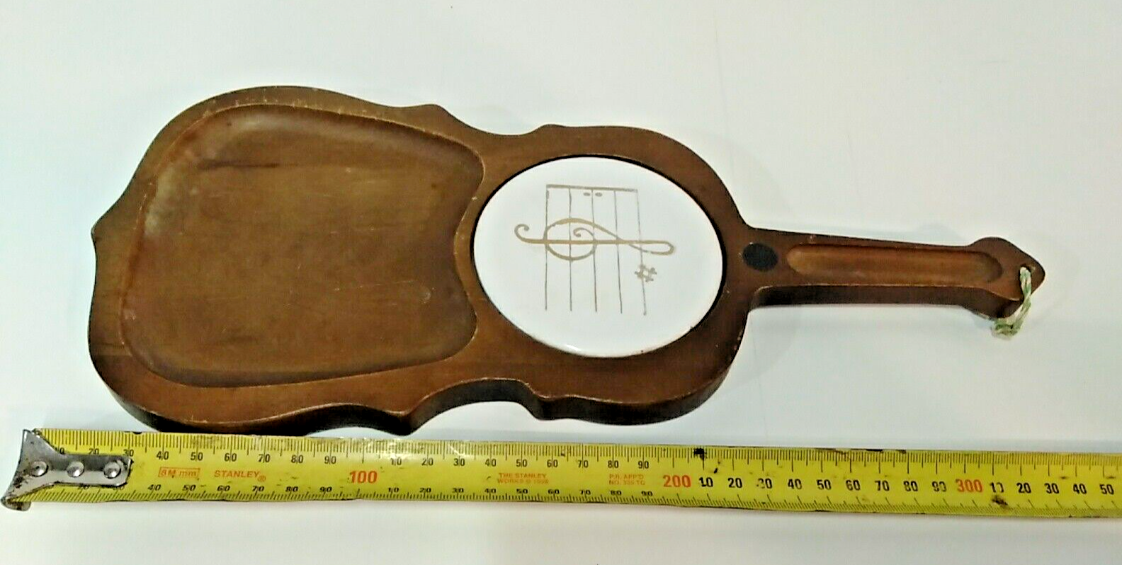 Vintage cheese board Shaped into Musical Instrument With Treble clef ...