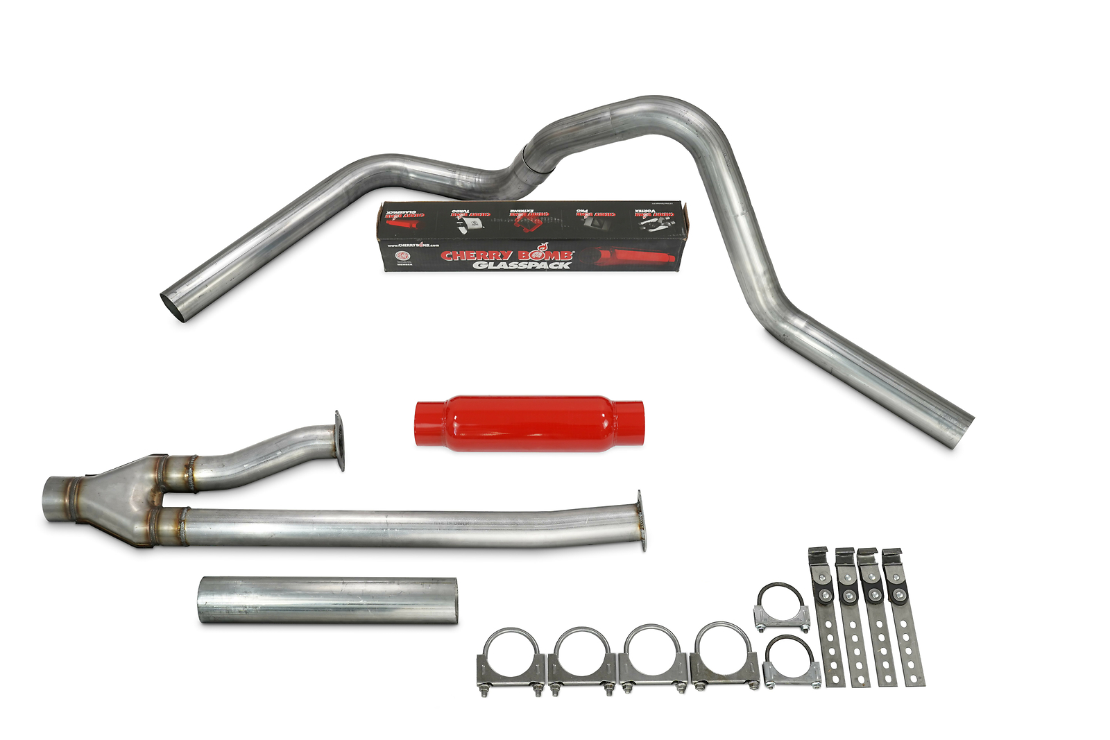 For Toyota Tundra 14-21 3" Direct Fit Single Exhaust Kit CB Glasspack ...