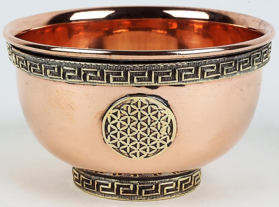Small Copper Bowl Altar Offering or Smudging Bowl Wicca Potions Pagan ...