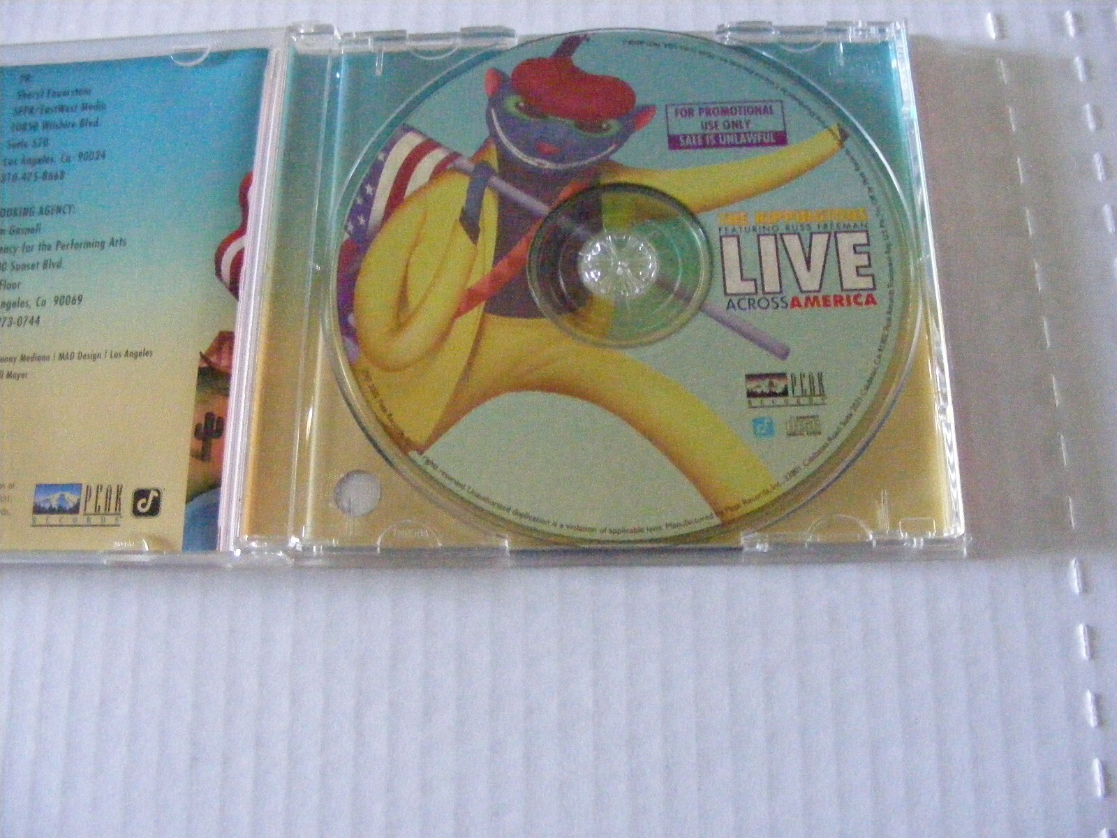 The Rippingtons Featuring Russ Freeman "Live Across America" CD Promo ...