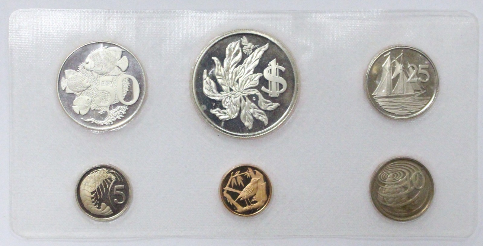 1975 Cayman Islands 6-Coin Proof Set - .925 Silver - Nice Tough Set | eBay