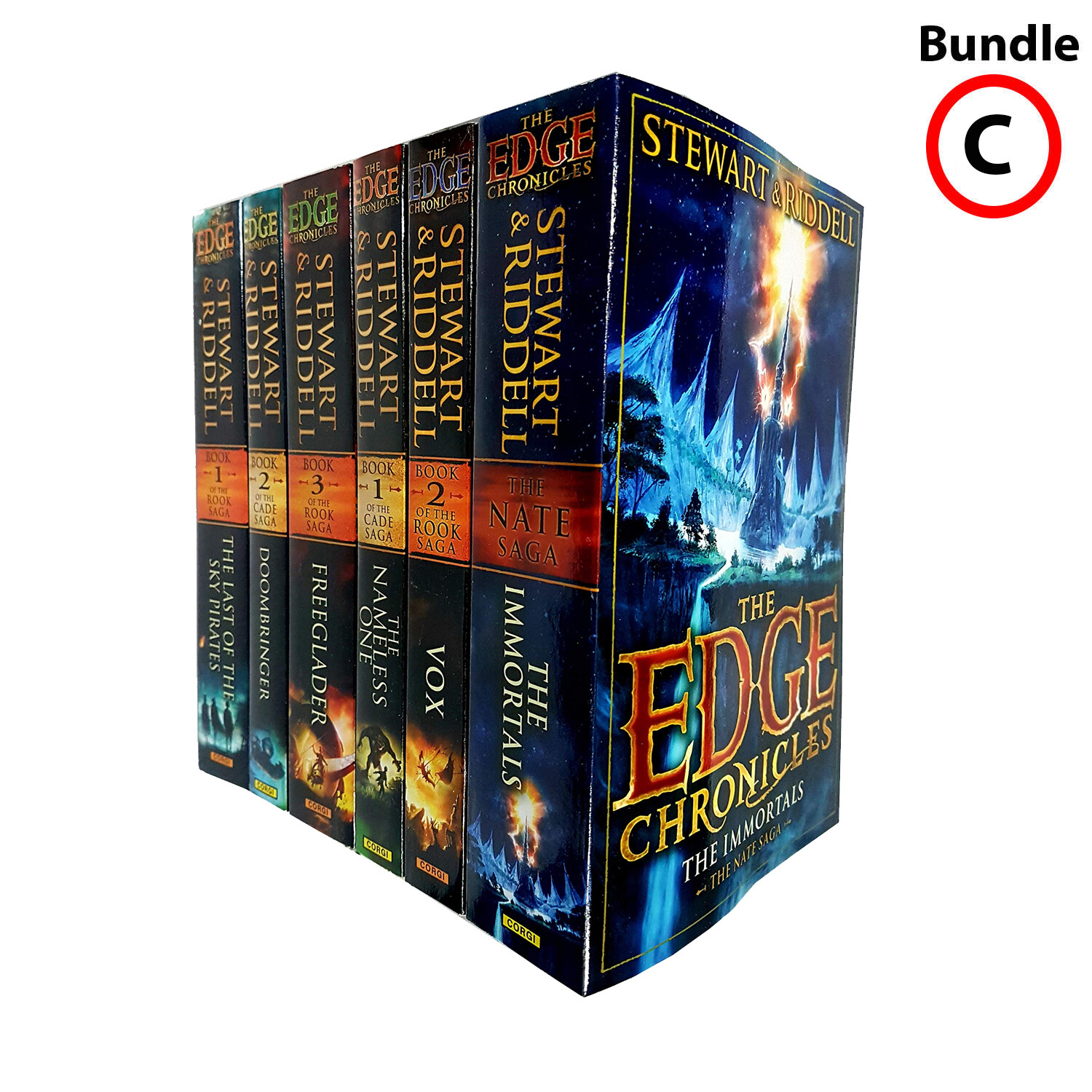 The Edge Chronicles Series Books Quint, Twig, Rook, Cade, Nate Saga ...
