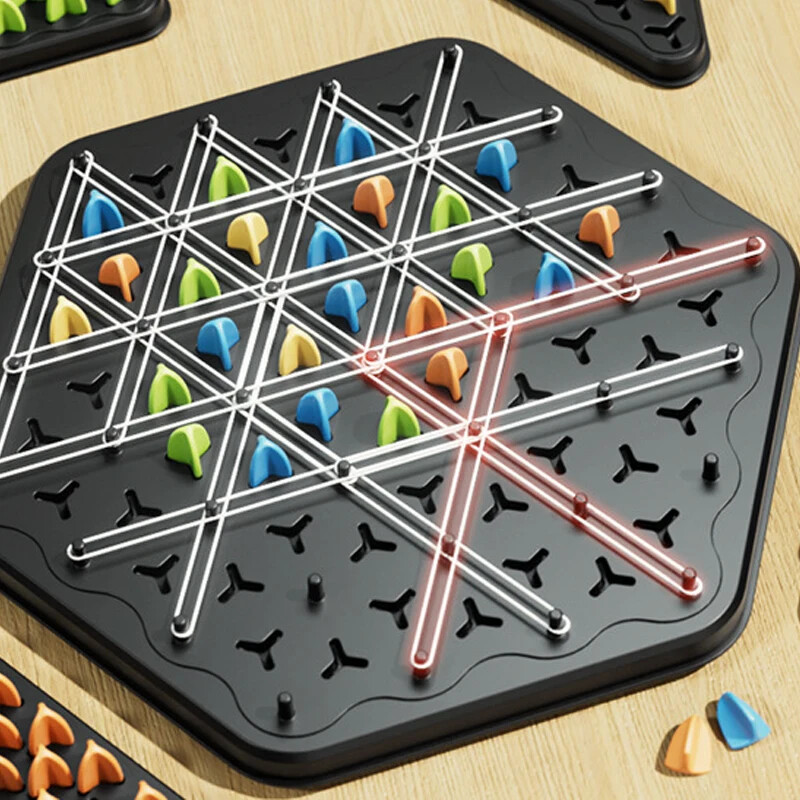 Chain Triangle Chess Triangle Rubber Band Educational Interactive Game ...