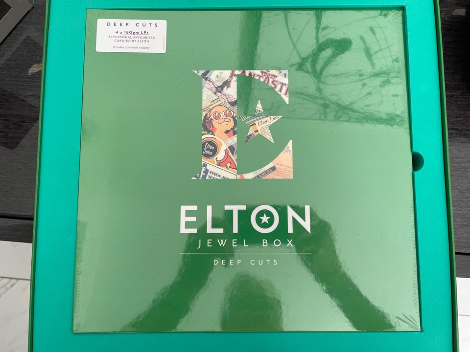 MINT SEALED: ELTON JOHN, JEWEL BOX (UMC – 3508665, 9 Black Vinyl Album ...