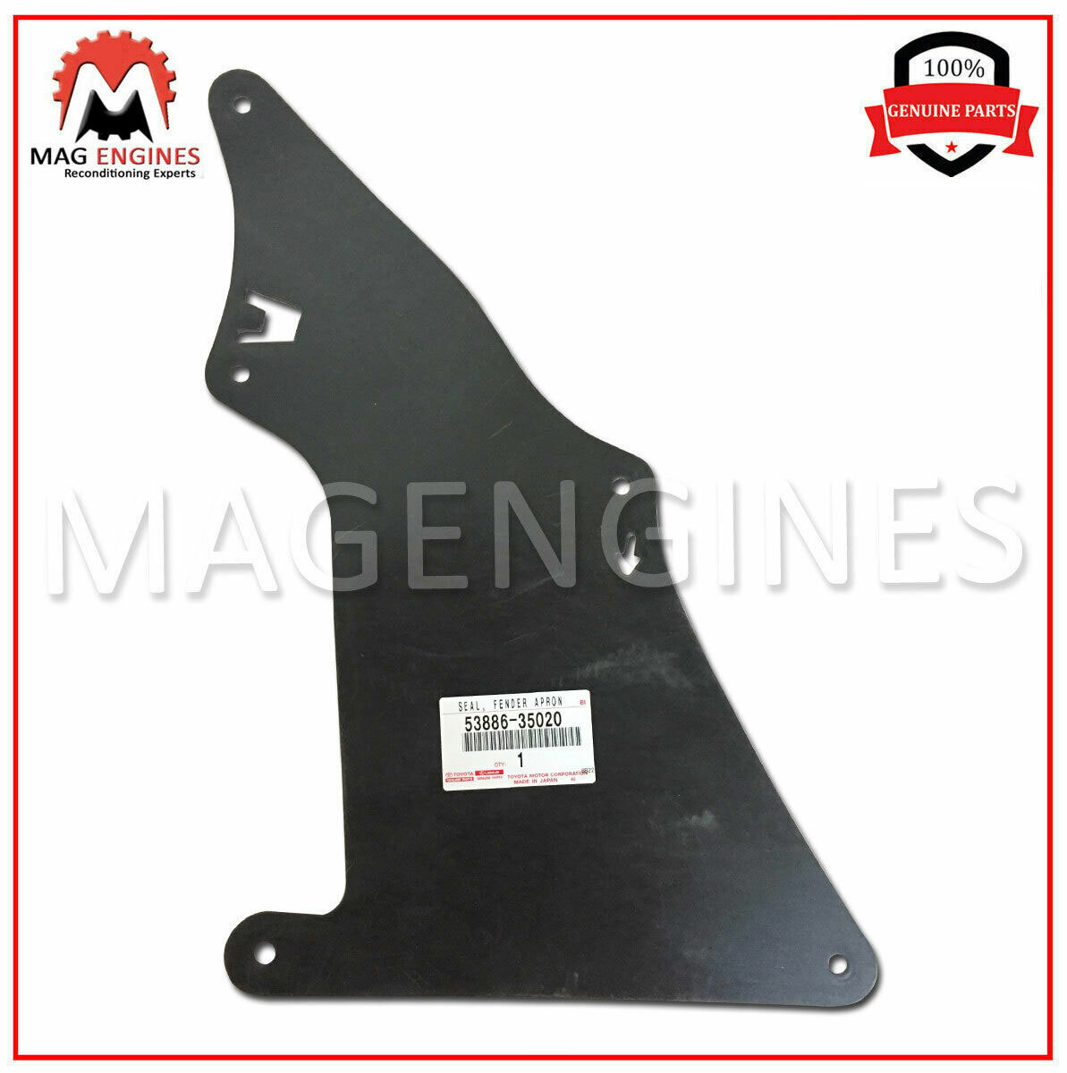 53886-35020 GENUINE OEM SEAL, FRONT FENDER, RH/LH 5388635020 | eBay