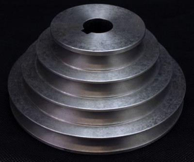 Aluminium Pulley 4 Step V Pulley Stepped A Groove 3"/4"/5"/6" VEE ...